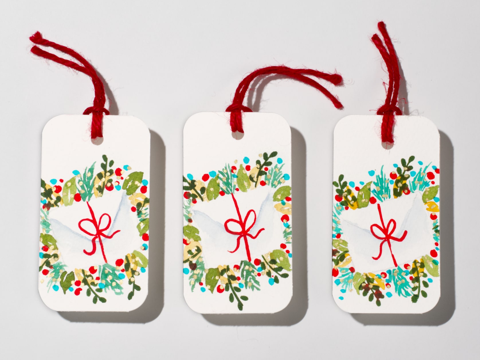 Holiday Letter Gift Tag - Set of 3 - That Crazy Doodler - Young W