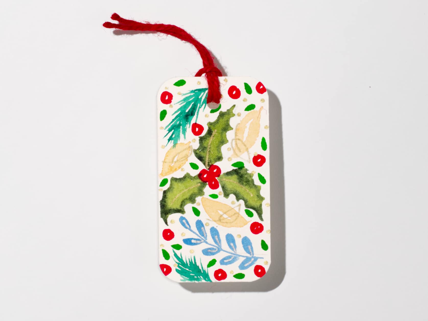 Holly Gift Tag - That Crazy Doodler - Young W