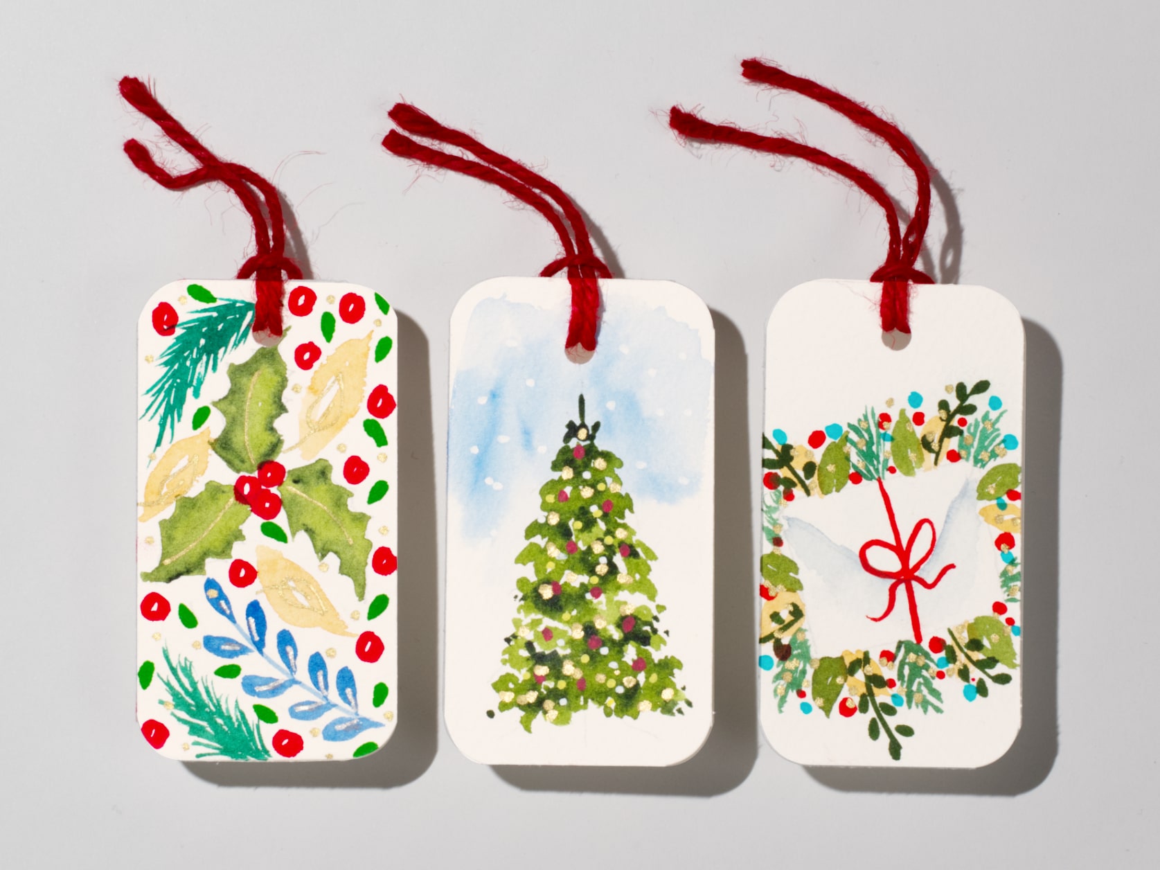 Mixed Set of 3 Winter Gift Tags - That Crazy Doodler - Young W